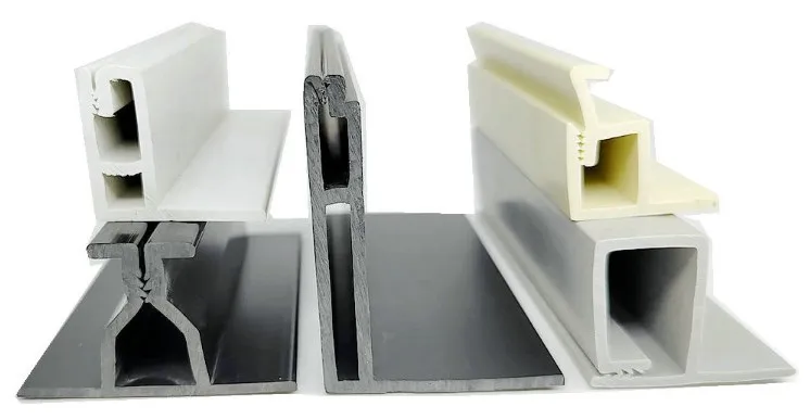 Side Edge Stretched Acoustic Panel 5/8'' 1'' Plastic Fabric Wall Track ...