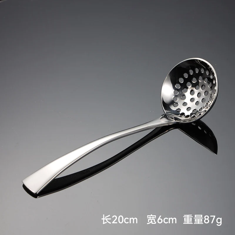Sus 304 Stainless Steel Soup Spoon Long Handle Soup Ladle Household ...