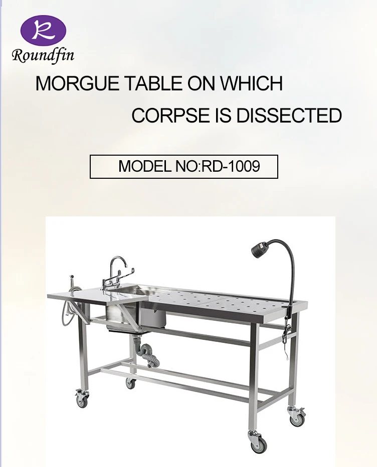 Roundfin Hospital Autopsy Table Autopsy Clean Table - Buy Cadaver ...