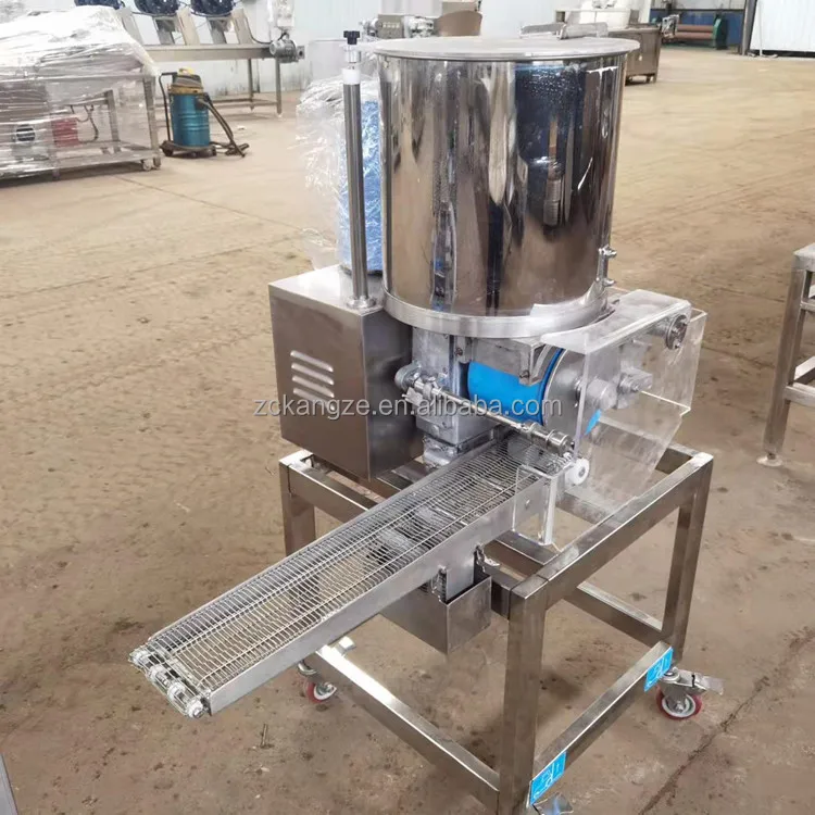 Mini Electric KFC Chicken Nuggets Production Line Burger Patty Making ...