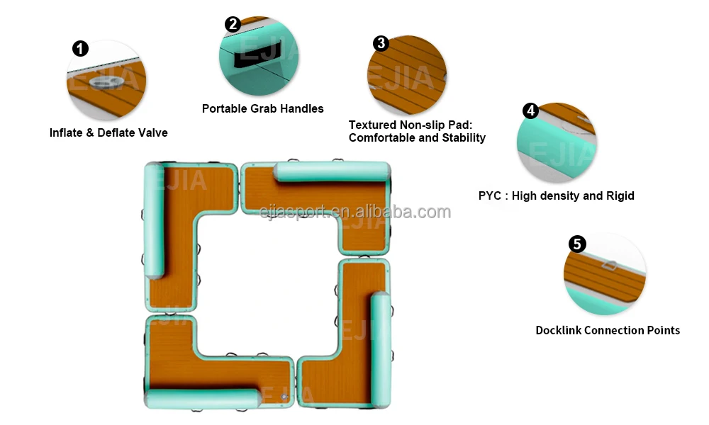 OEM Inflatable Swimming Platform - Durable & Portable
