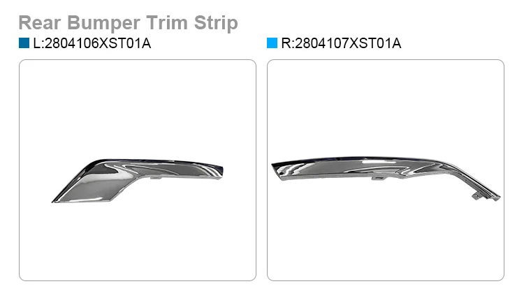 Factory Car Body Kit Rear Bumper Silver Chrome Molding Strip For Haval ...