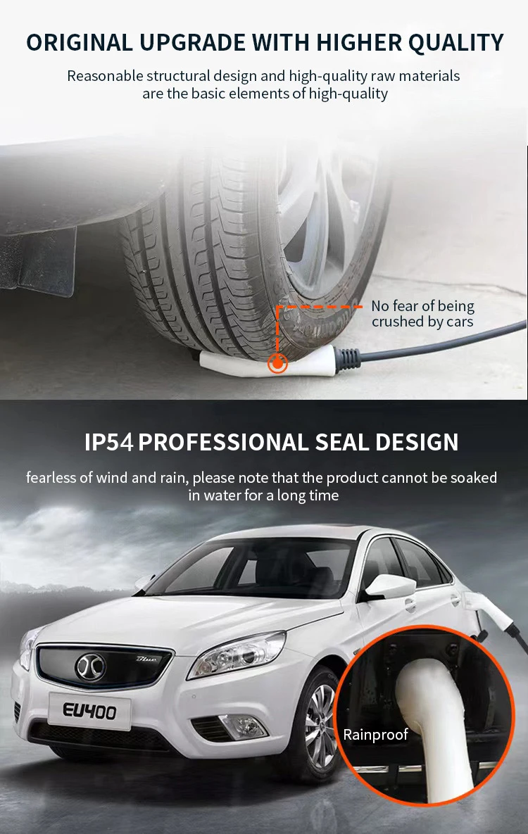 7kw 11kw 22kw 16a 32a Three Phase Type2 to Type2 Ev Charging Cablet ...