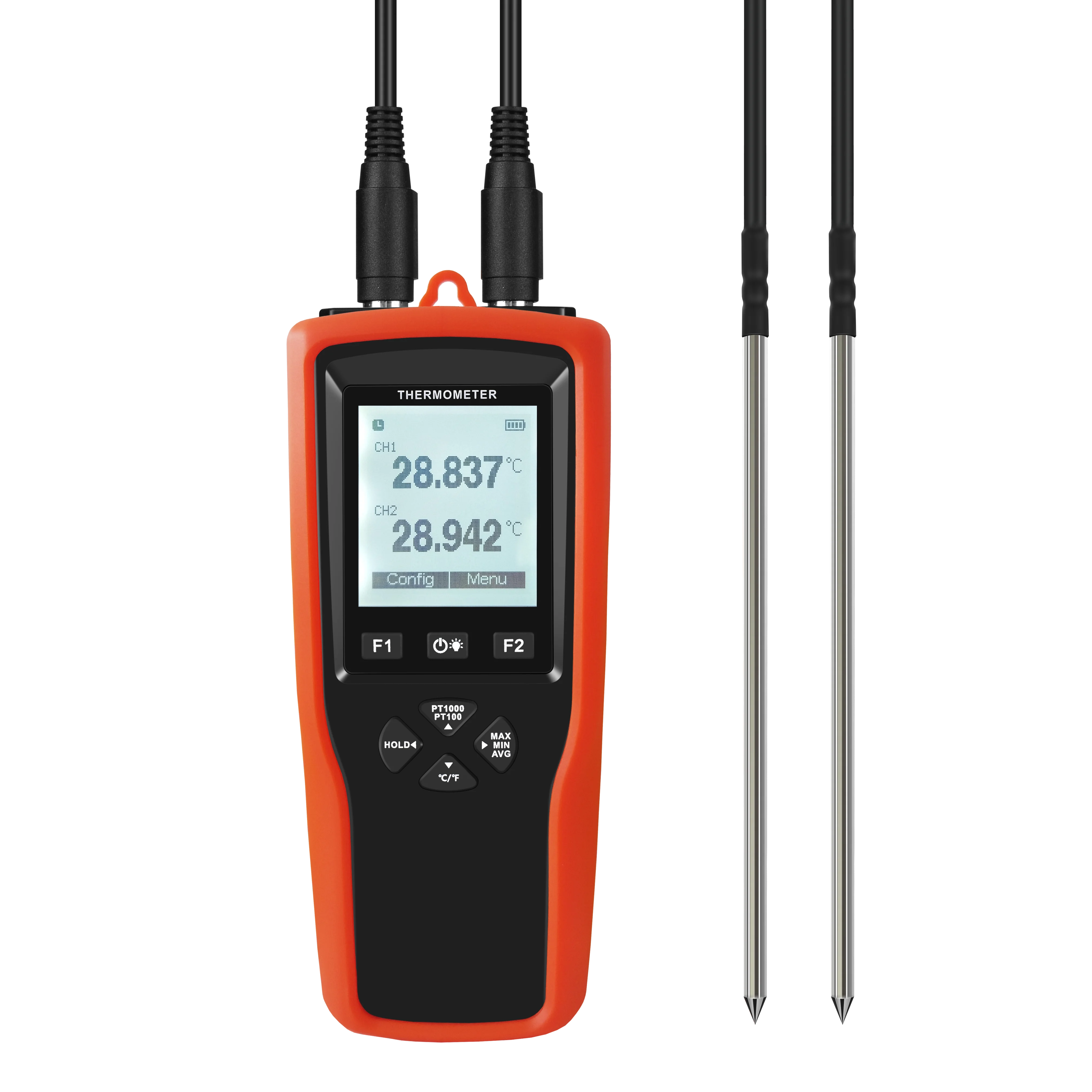 Yowexa YET-720 PT100 PT1000 Platinum Resistance Probe Temperature Dual ...