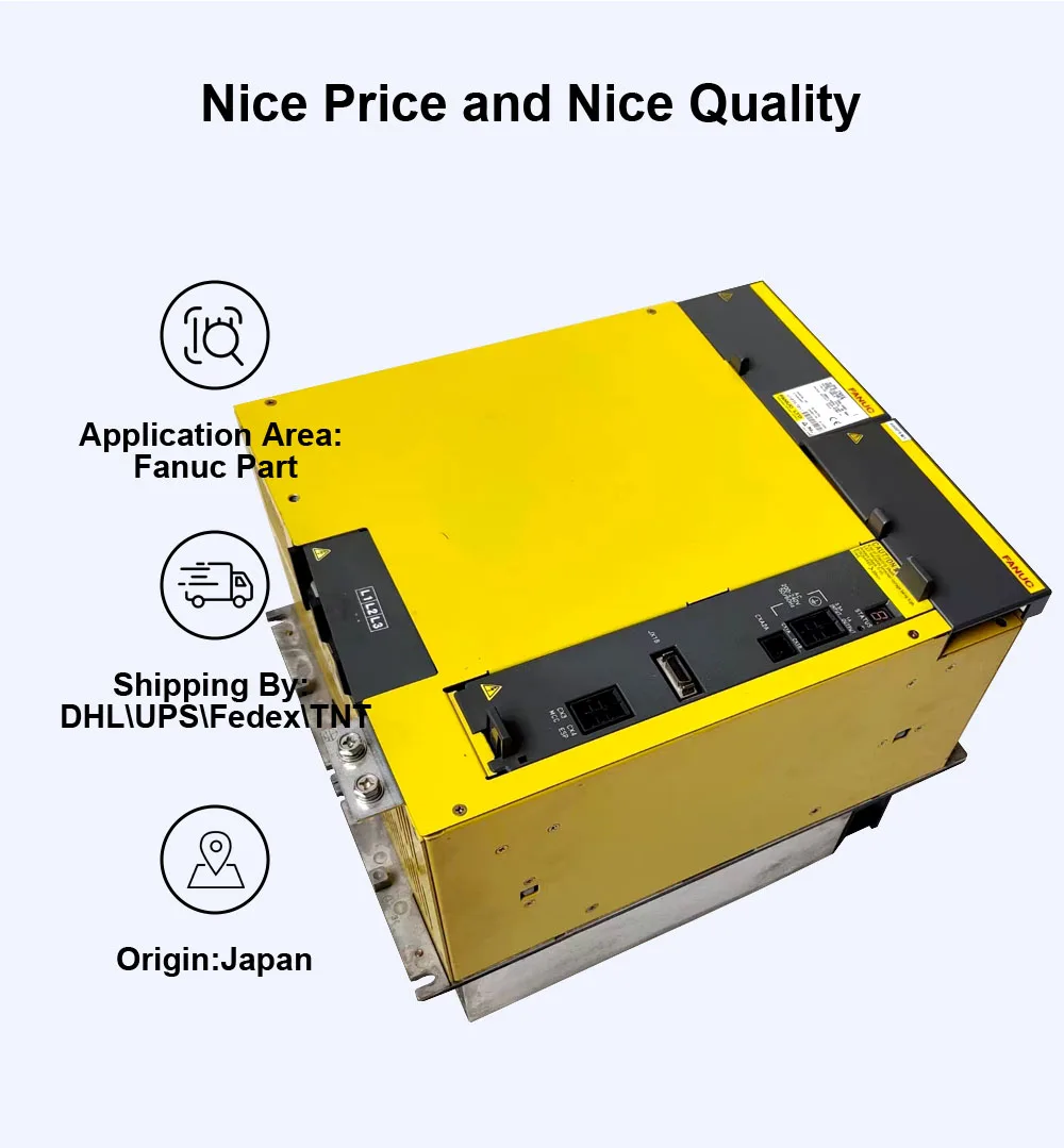 Fanuc Servo Driver Spindle Amplifier Module A06B-6150-H075 Servo Drive Fanuc CNC Controller A06B ...