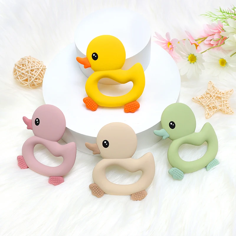 Cartoon Animal Baby Silicone Teether - BPA Free & Soothing