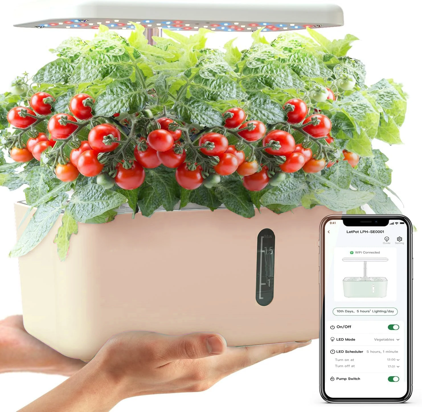 New Smart Garden 5 Pods Hydroponic Growing System Indoor With 3 Led ...