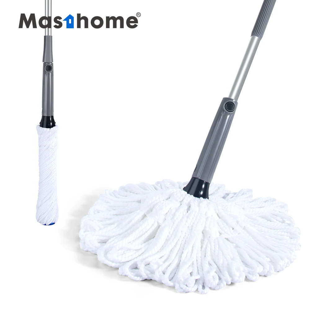 Masthome High-class Grey Style Microfiber Floor Dust Mop Household ...