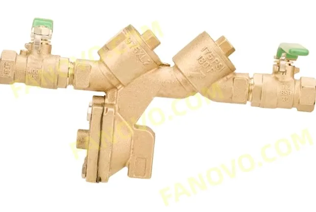 2 Inch Backflow Preventer Valve - Lead Free Bronze Double Check