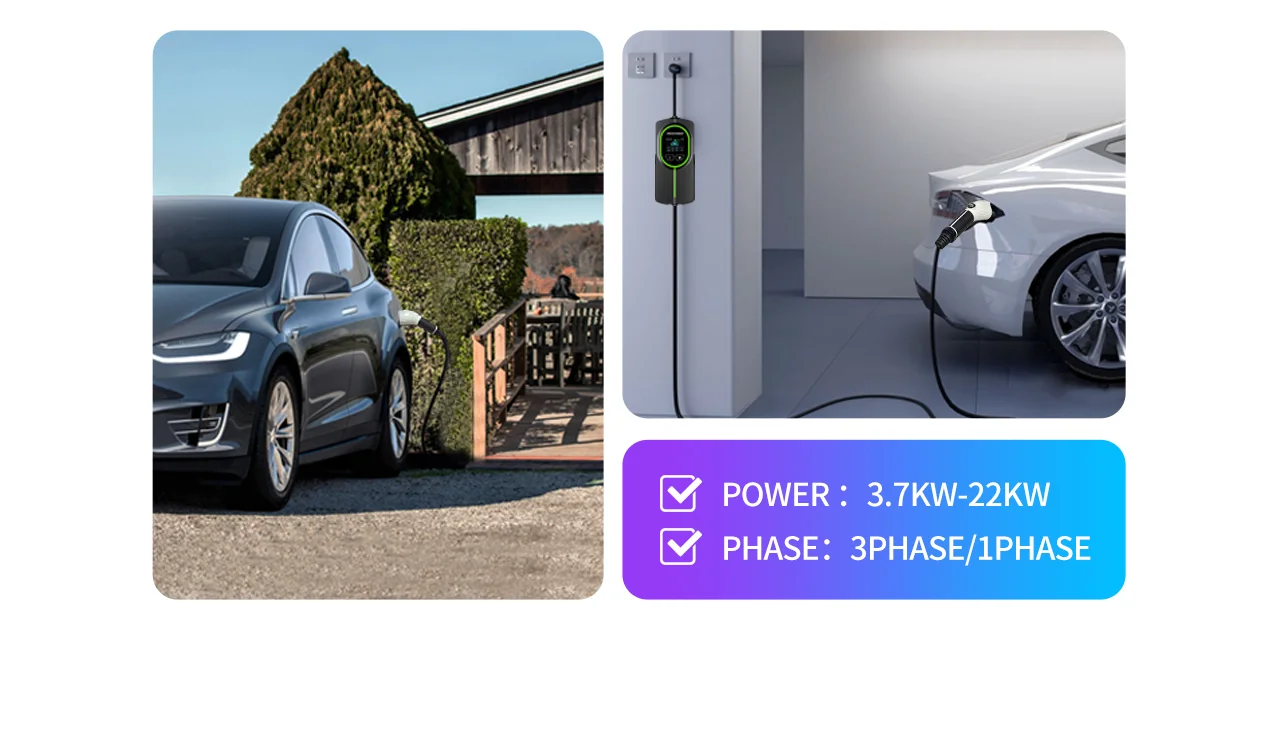 EVSE EV Charger Type 2 48A MAX - Adjustable & Waterproof