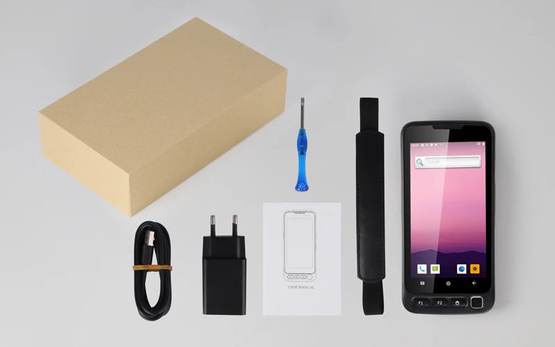 Uniwa V5s 5 Inch Rugged Handheld Fingerprint 2d Barcode Scanner Android ...