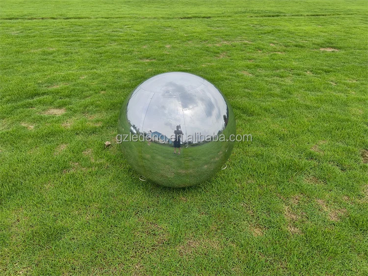 Large Mirror Balls Floating Mirror Ball Inflatable Silver Reflective ...