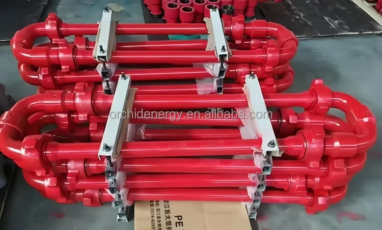 Api 16c Fmc Annular Manifold With Long Sweep Swivel Joint And Short ...