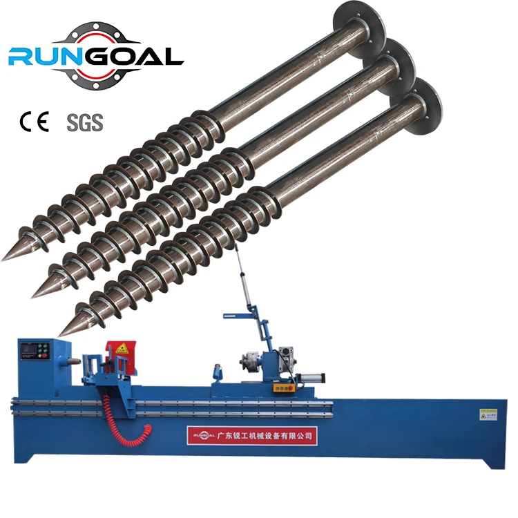 Rungoal Factory Heavy Duty Ground Screws Manufacture Machine House ...