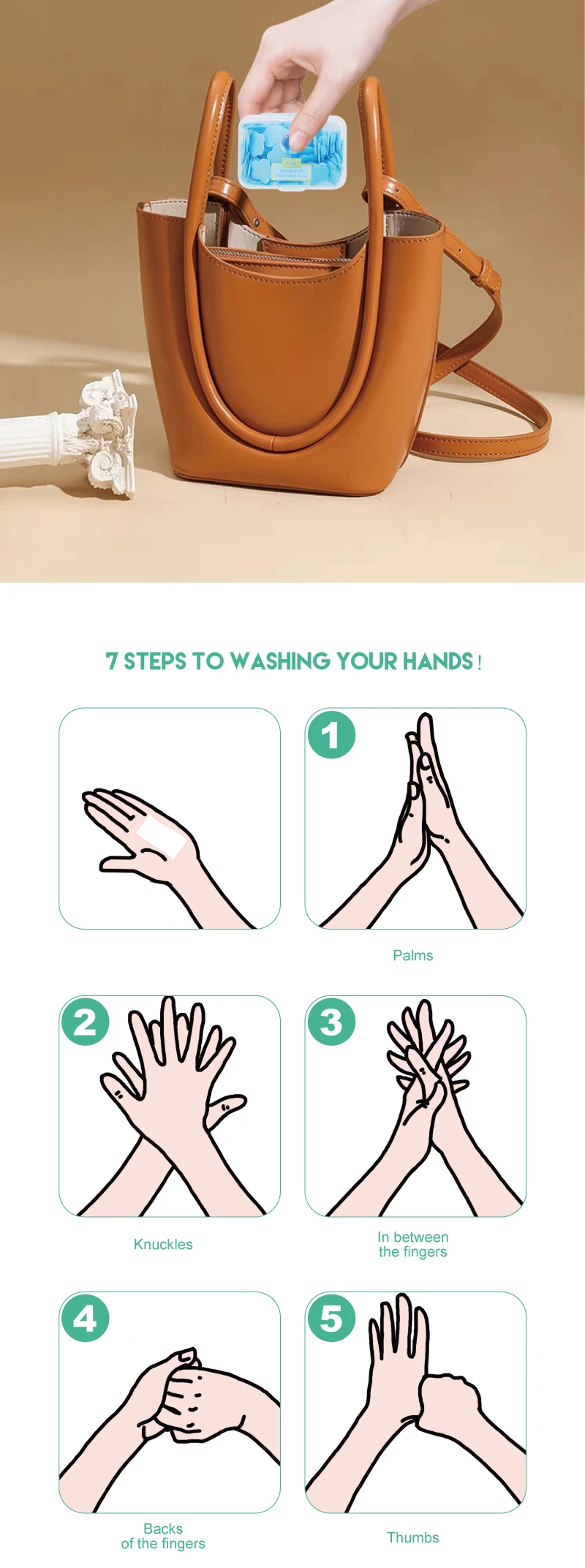 Disposable Portable Travel Hand Washing Paper Soap Sheet Mini Wash Hand ...