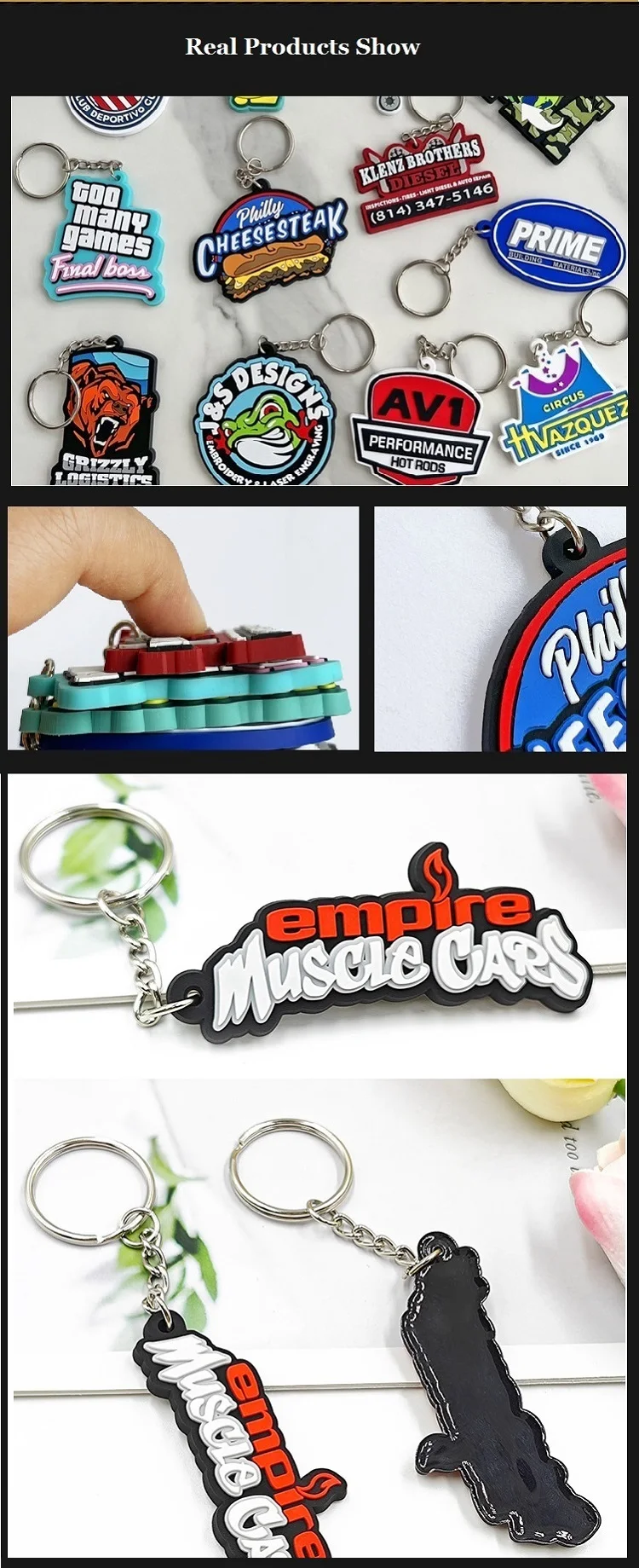 Custom PVC Keychains - Durable and Versatile Promotional Gifts