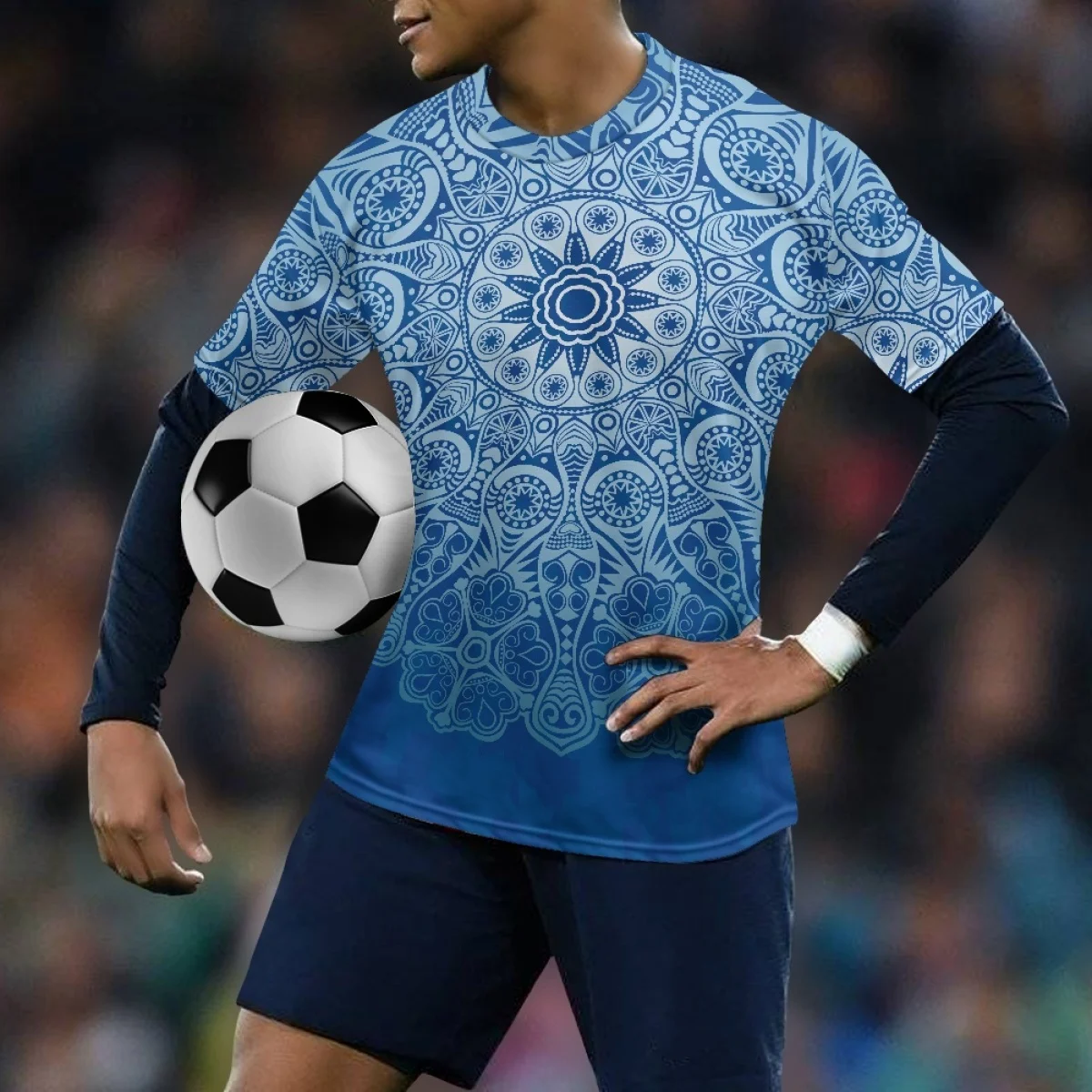 Custom Aboriginal Art Football Jersey - Quick Dry & Comfort