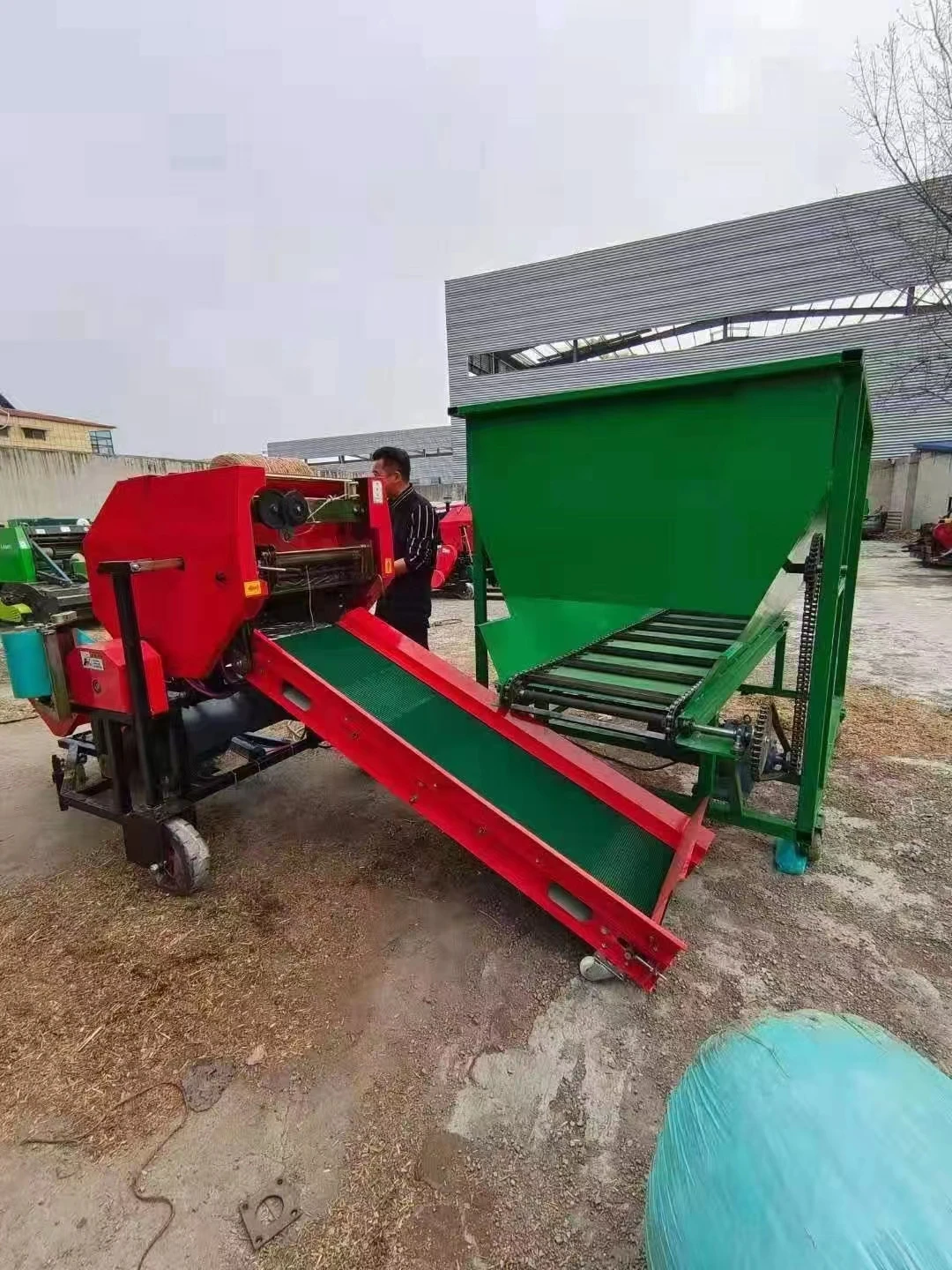 Herbage Green Storage Baling Envelop All In One Machine 2023 New ...