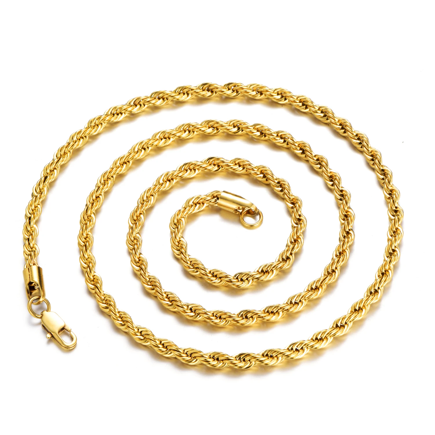 Stylish & Durable Rope Chains - Perfect for Men's Jewelry