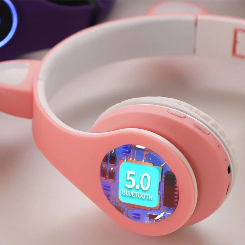 Best Sellers 2024 Cute Cat Wireless Earbuds Bt 5.0 Gaming Headset ...