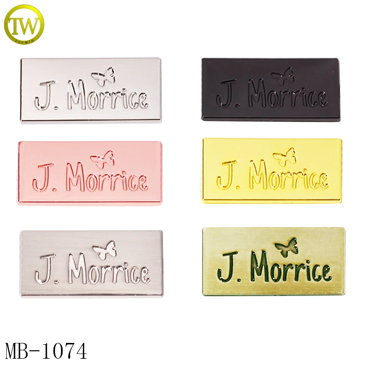 Custom Brand Designer Handbags Logo Emblems - Multiple Colors