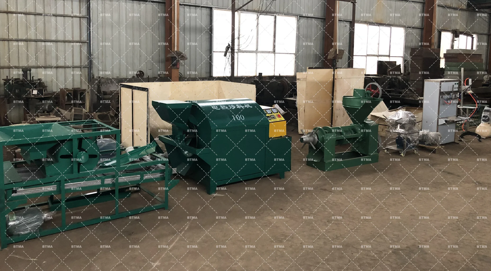BTMA Complete Production Line Oil Press Machine Plant Oil Processing ...