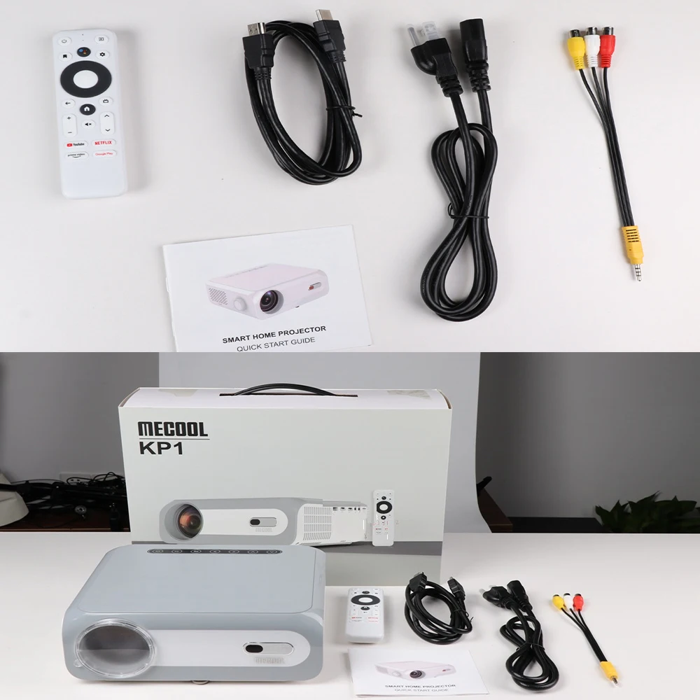 Mecool Kp1投影仪家用1080p影院全高清14000流明家用和电影5英寸液晶显示屏便携式显示器 - Buy 用于家庭android电视 ...