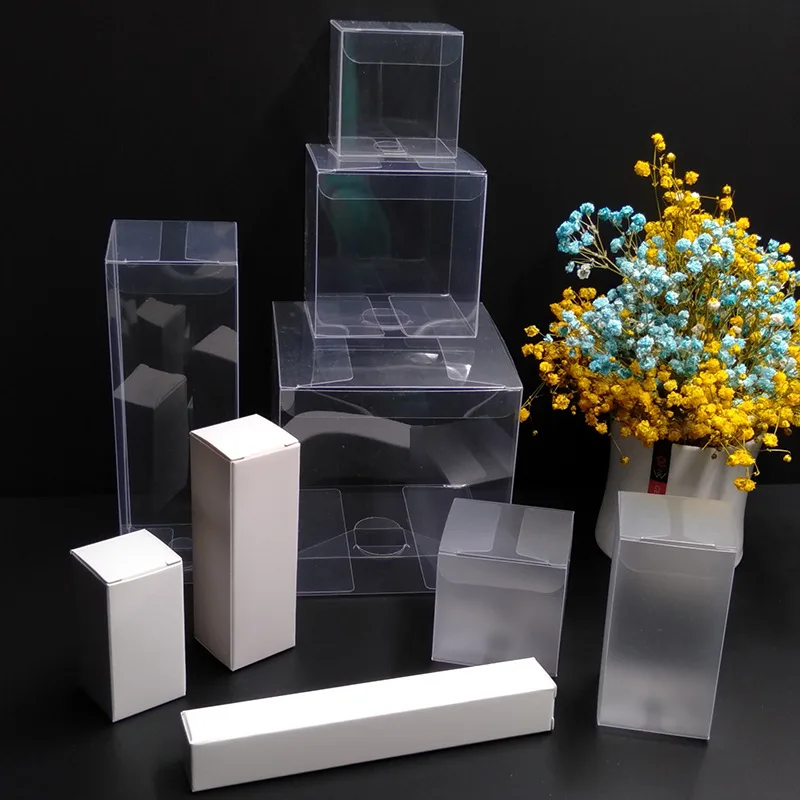 Oem Clear Pvc Boxes 2x2 Gift Box Transparent Folding Pvc Pet Plastic ...