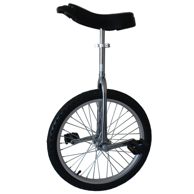 20 Inch Unicycle Bicycle Chrome Fork Steel Rim Unicycle One Wheel ...