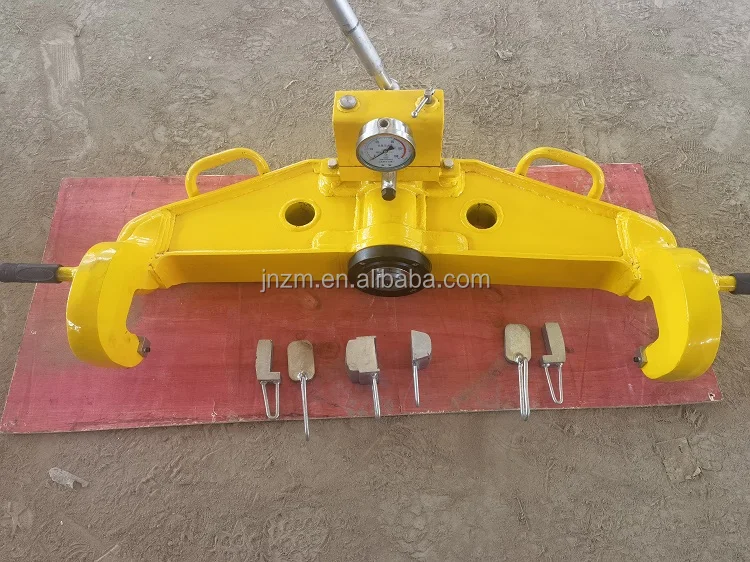 Double Hook Rail Straightener Mining Railway Bending Machine Rail ...