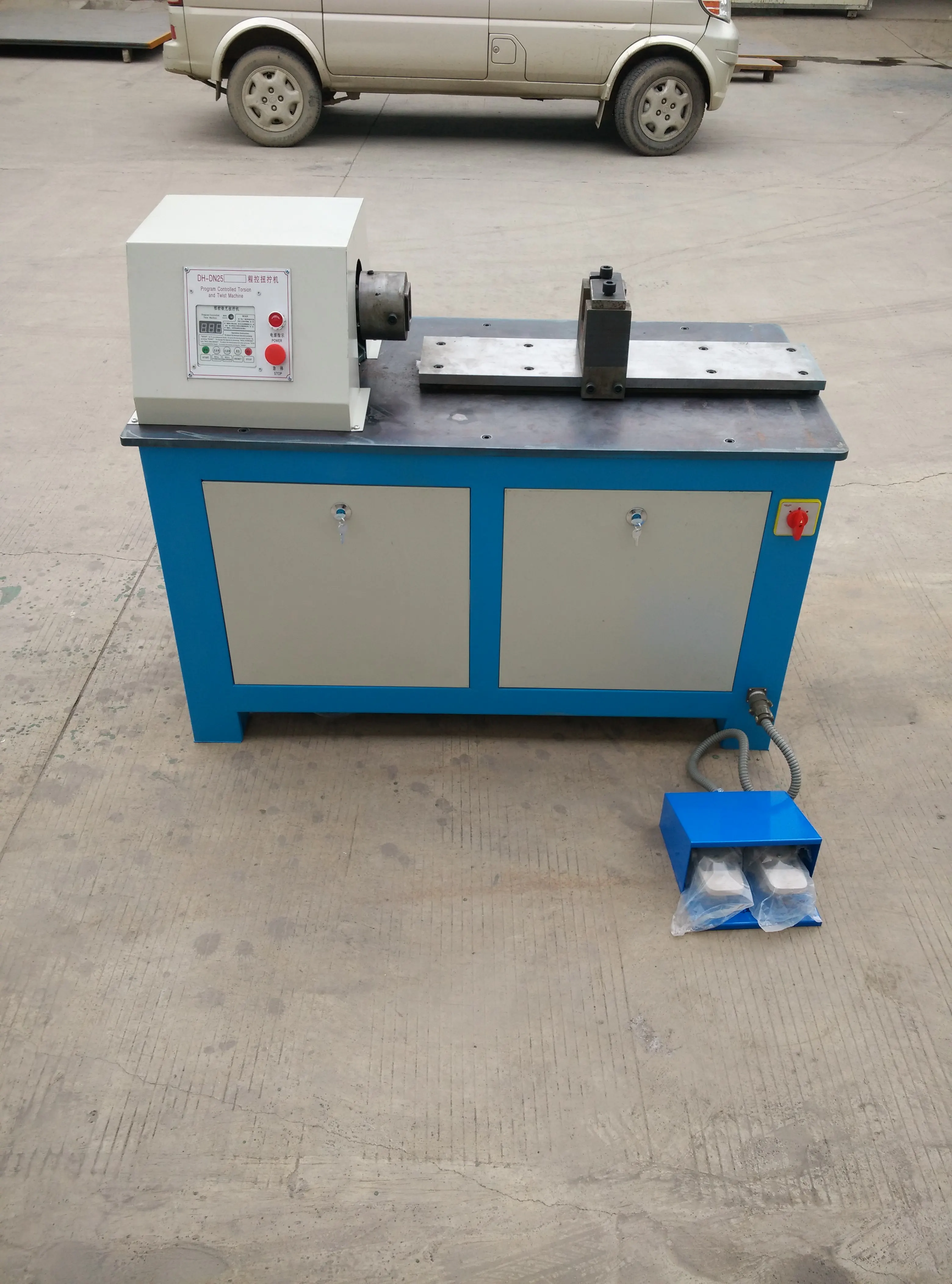 Two in One Wrought Iron Flower Basket and Twisting Machine