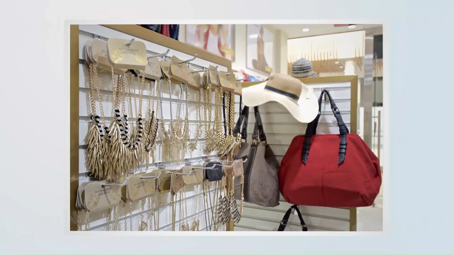 Guangzhou Bag Store Interior Design Handbag Display Showcase Furniture ...