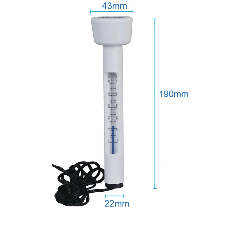 String Corded Pond Pool Swimming Floating Water Thermometer For Ice ...