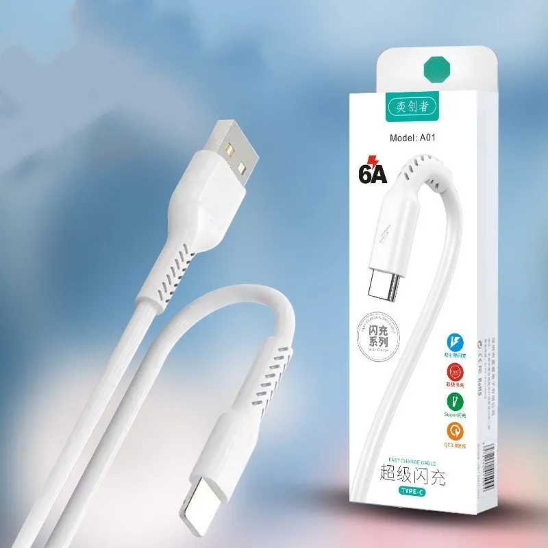 Jyd 6a Type-c Micro Quick Charger Data Cable Fast Charge Phone Cable ...