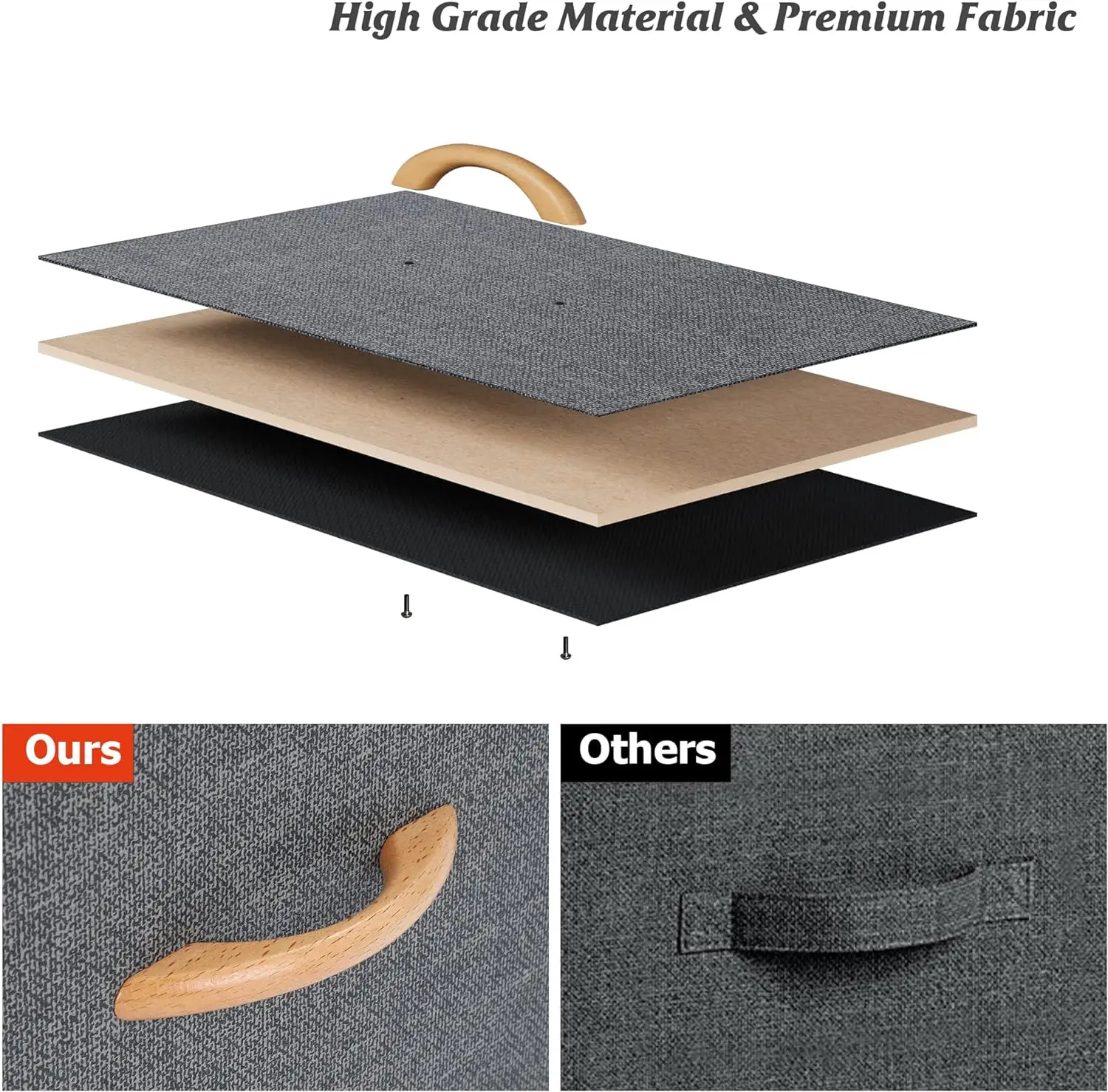 Modern 2-drawer Mdf Wood And Metal Storage Cabinet Furniture Clothes ...