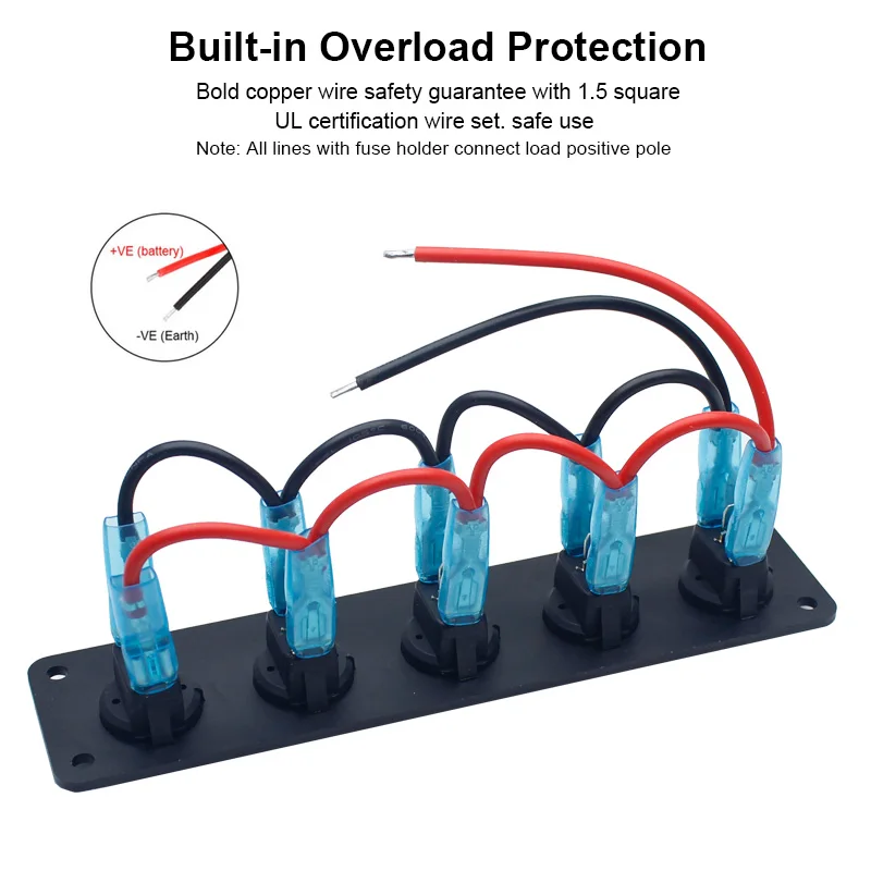 Toggle Switch Safety Panel