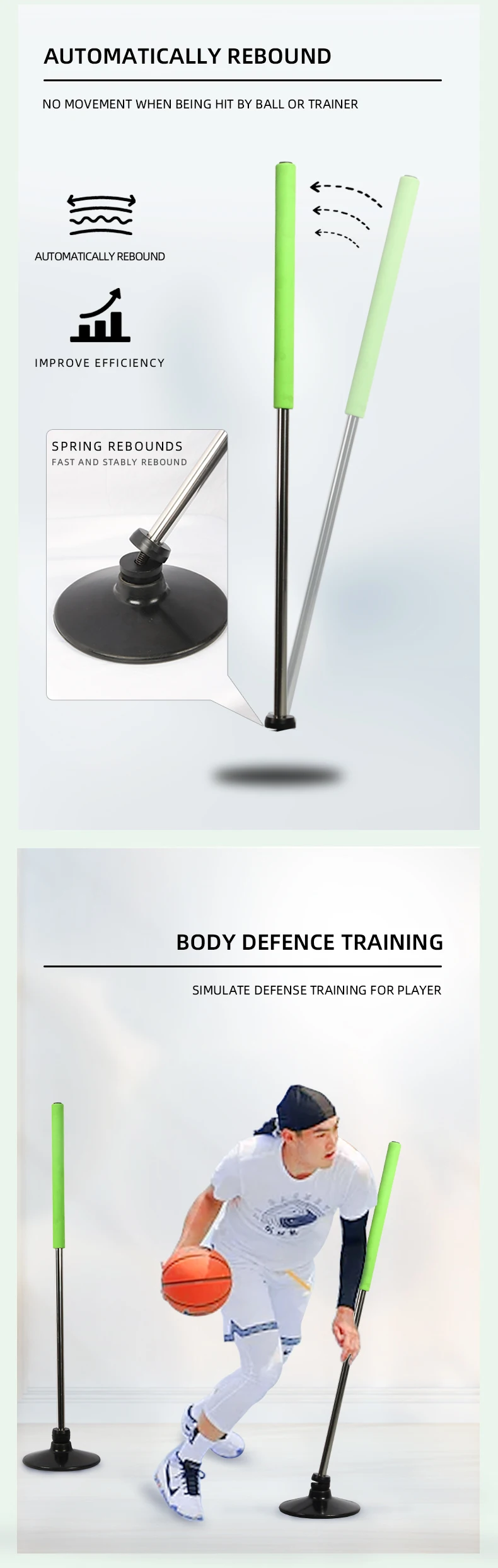 High Quality Speed Agility Training Pole Set for Basketball