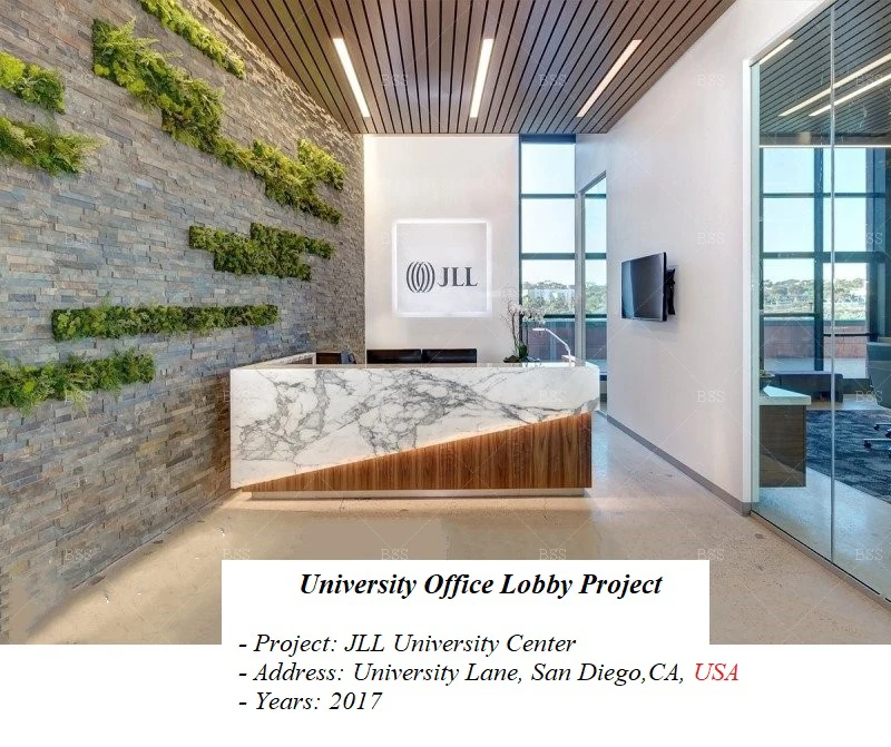 Lobby Reception Desk Interior Design Contemporary Custom Made ...