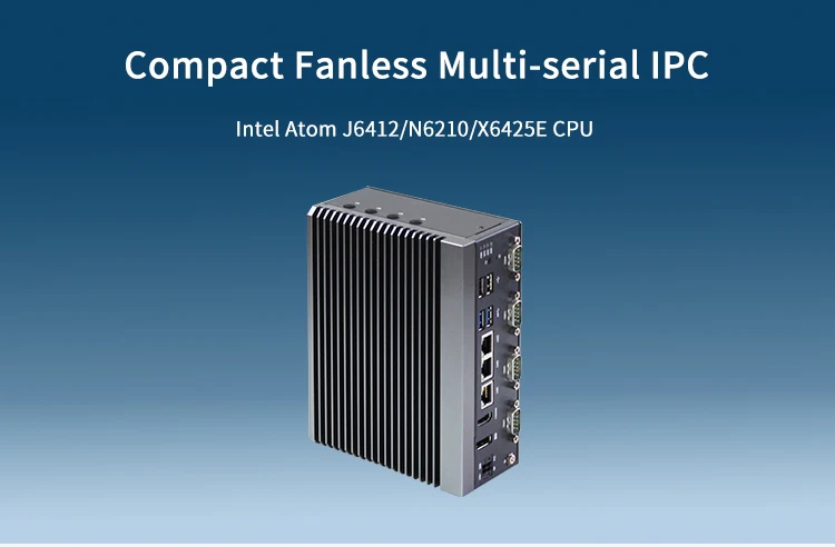 ODM Intel Elkhart Lake J6412/N6210/X6425E DDR4 Embedded Fanless ...