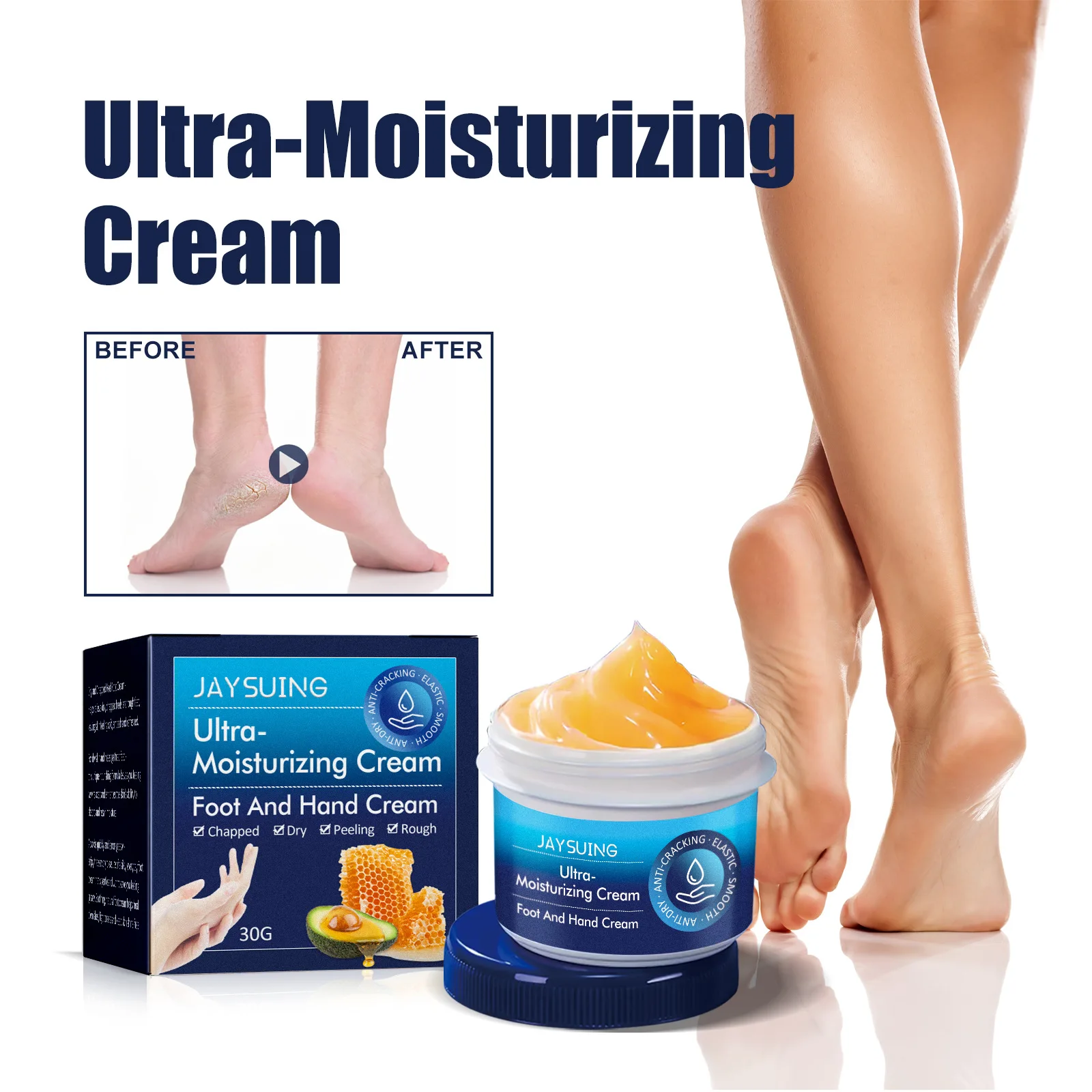 Jaysuing 30g Hydra Moist Peeling Cream Hand Cream Lotion Foot Cream ...