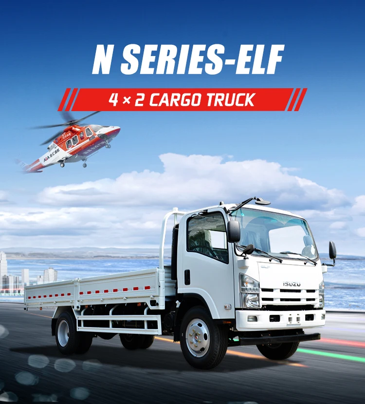 Isuzu Elf 16ft Dropside Cargo Truck - Euro 4 Manual Transmission