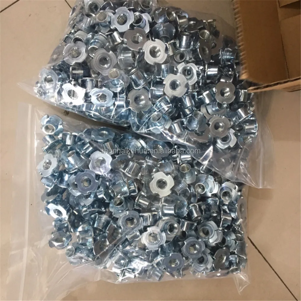 M6 M8 M10 M12 T Nuts - Durable Carbon Steel Furniture Hardware