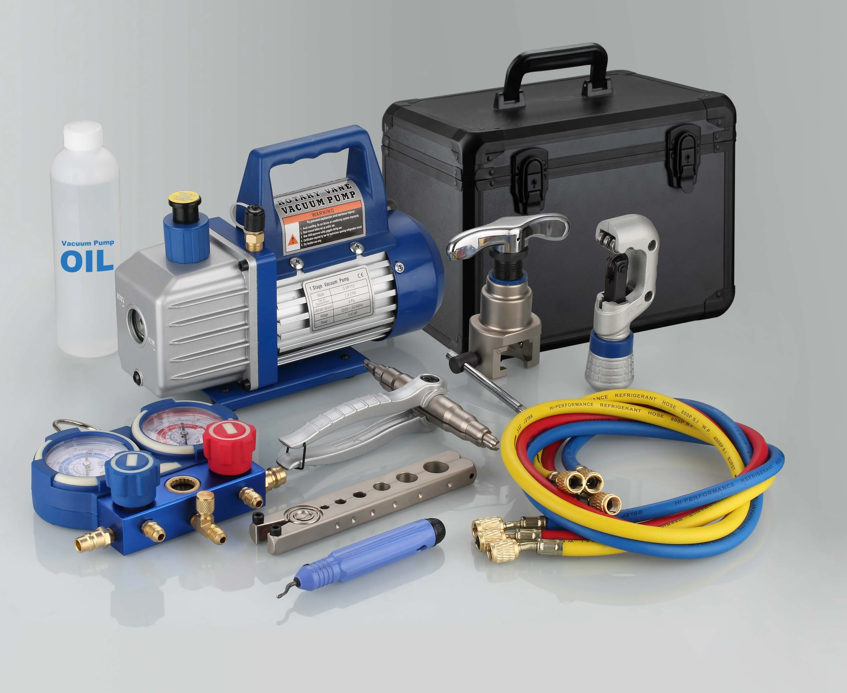 Portable Vacuum Pump Tool Kit Ft-8a Easy To Carry Suit For Other ...