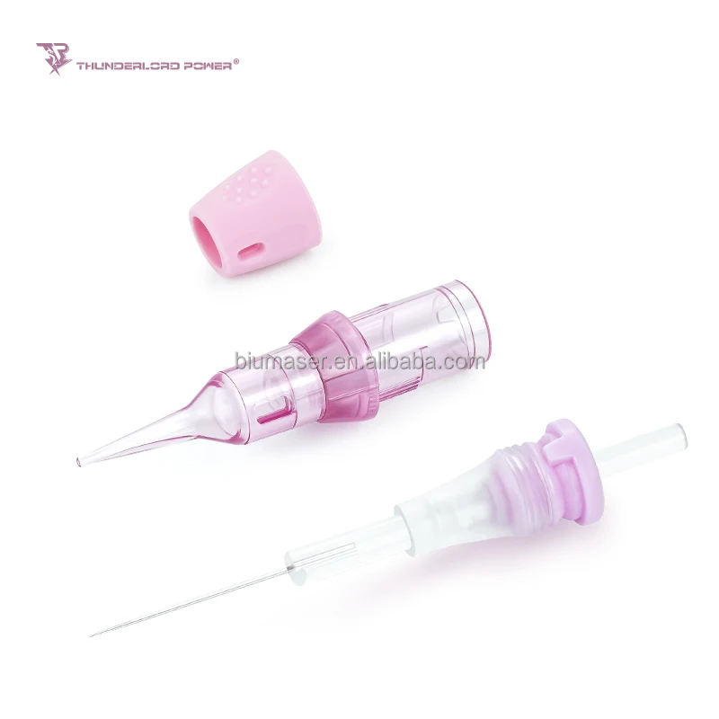 Professional Universal Type Thunderlord Permanent Makeup Needle Pink ...