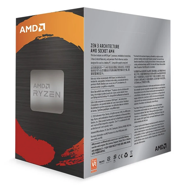 Used AMD Ryzen 5 5600X CPU with Radeon Graphics, AM4 Socket