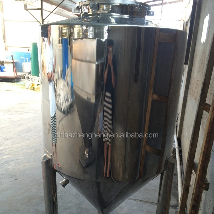 Stainless Steel Hopper Tank With Flange Hole - Buy Big Stainless Steel ...