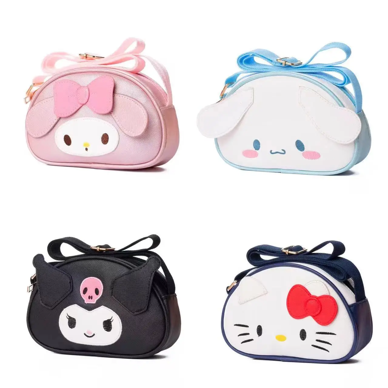 Kuromi Crossbody Bag Anime Kawaii Sanrio Melody Yugui Dog Makeup Bag ...