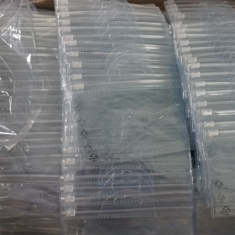 Wholesale Slider Zipper PVC Pouch - Clear Vinyl Bag