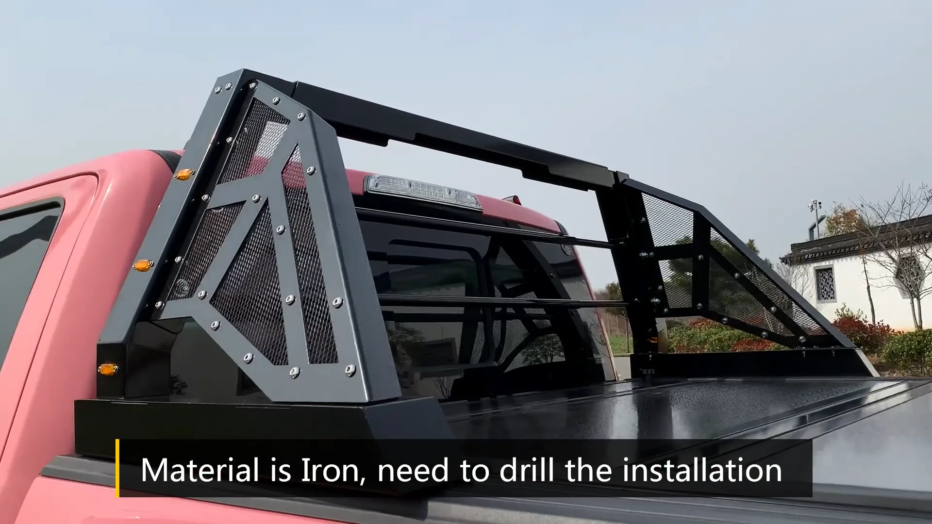 Black Iron Universal 4x4 Pick Up Truck Sport Roll Bar For Dodge Ram ...