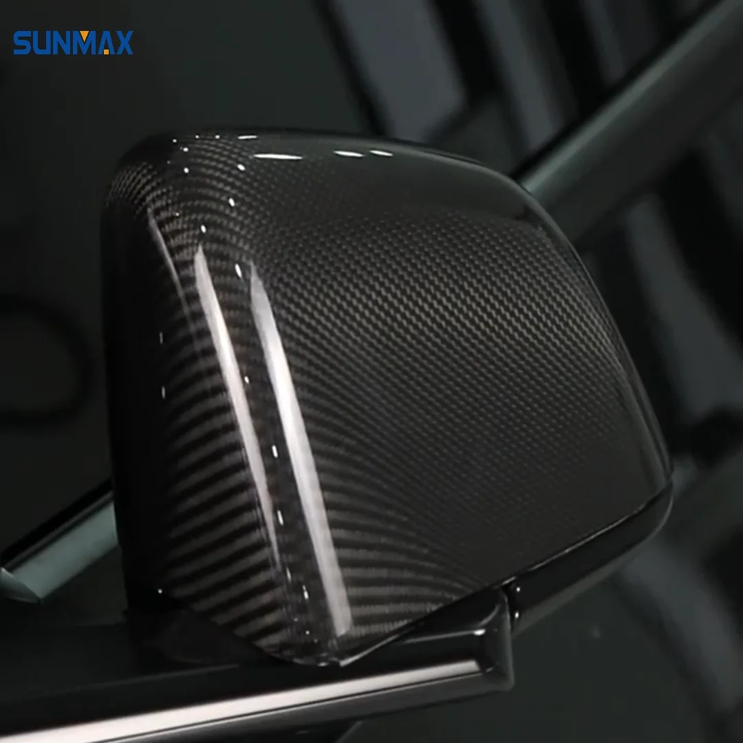 Sunmax Forged Carbon Fiber Side Mirror Cover Rear View Mirror Caps ...
